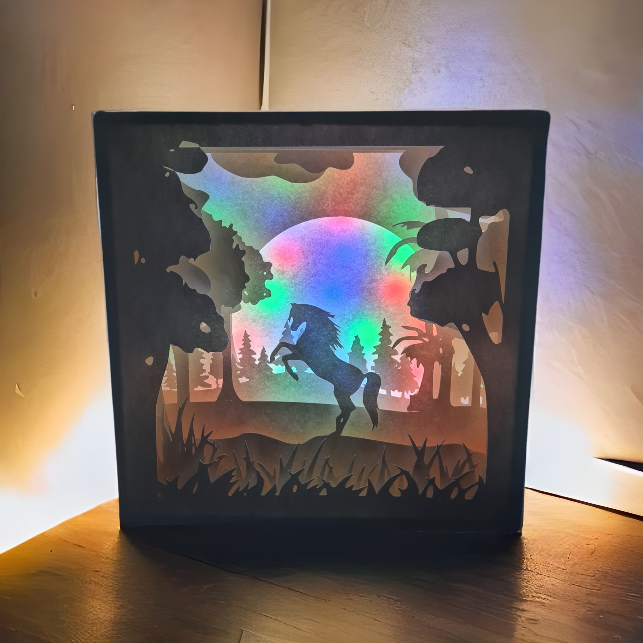 Fichier lightbox cheval - Etsy France