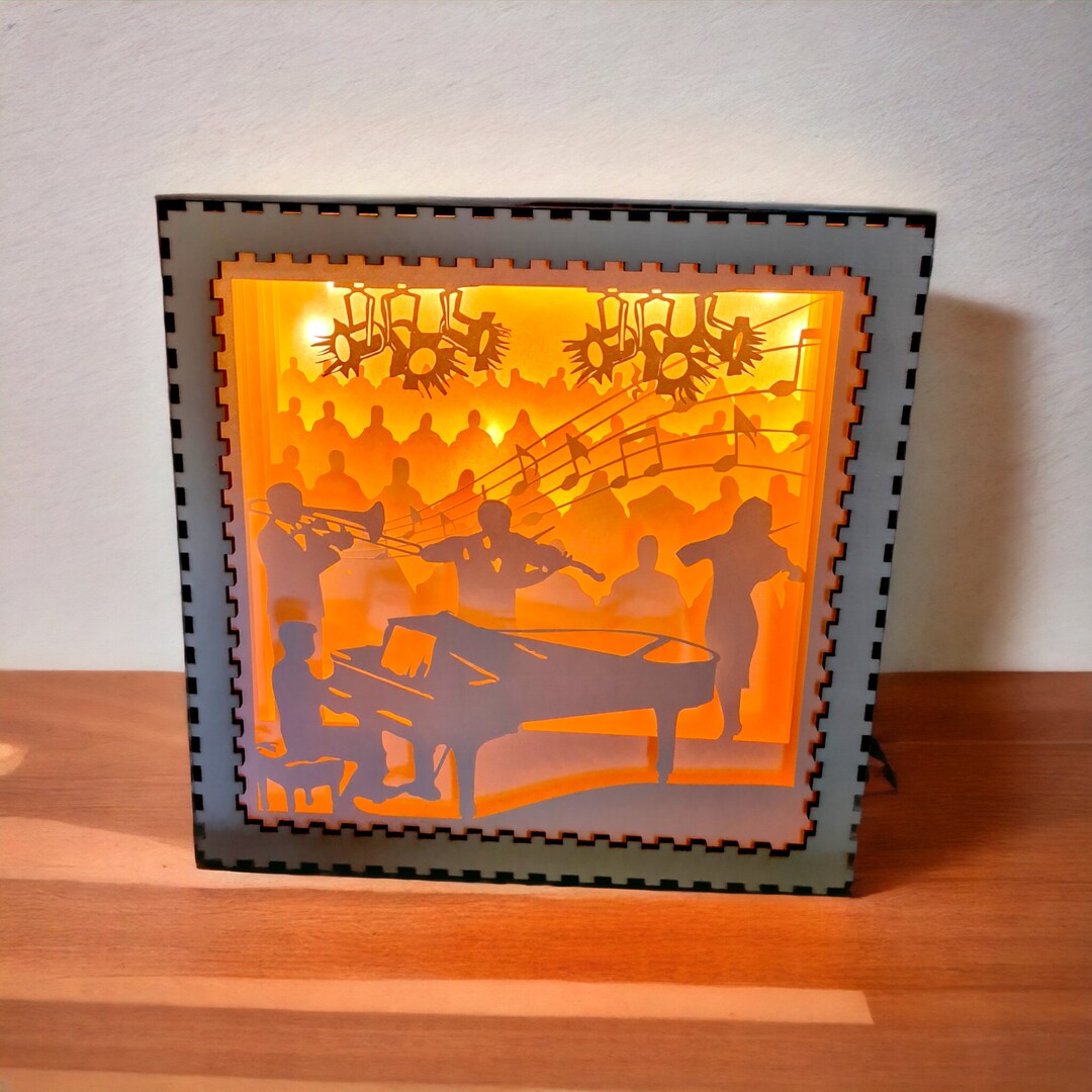 Lightbox File Concert, Piano, Violin, Music - Etsy