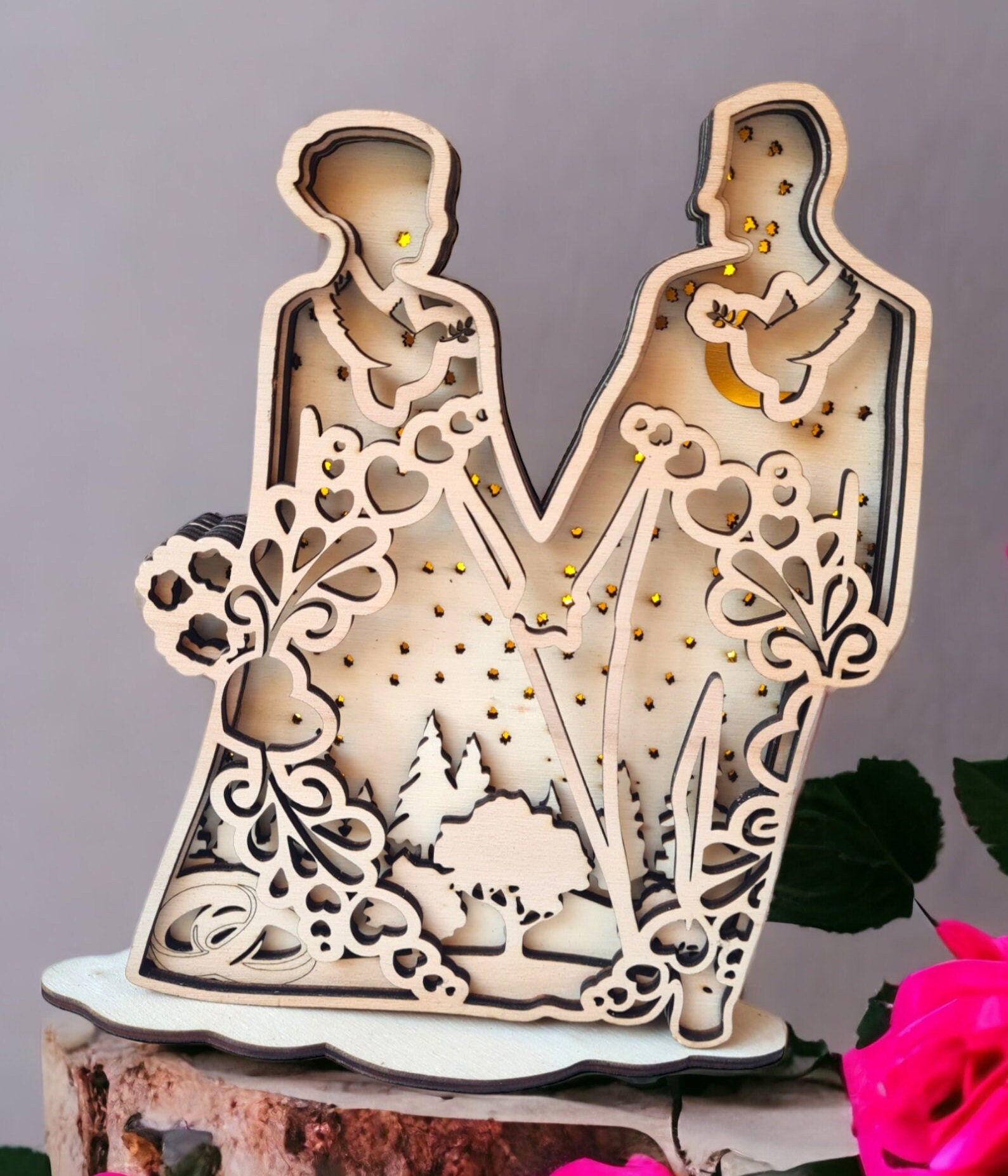 Married Couple Laser Cut File DXF - Etsy