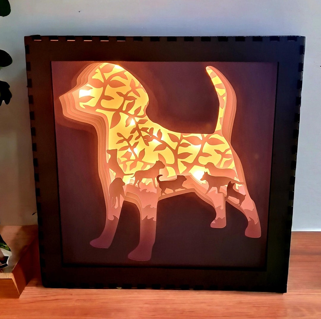 Dog Lightbox File - Etsy