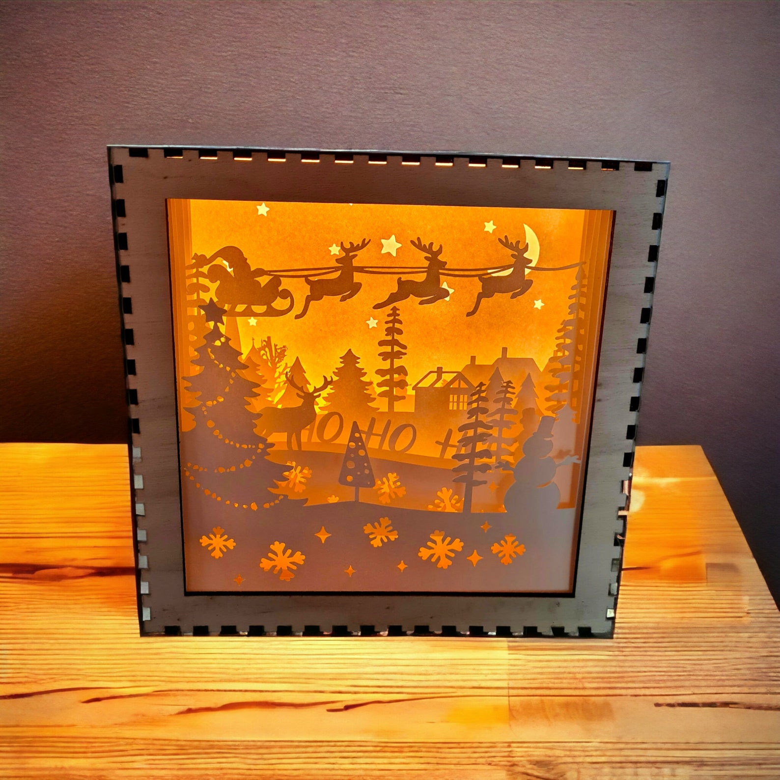 Fichier lightbox Noël sapin - Etsy France