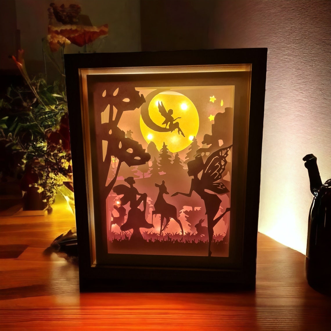 Fairy Shadowbox Lightbox File - Etsy