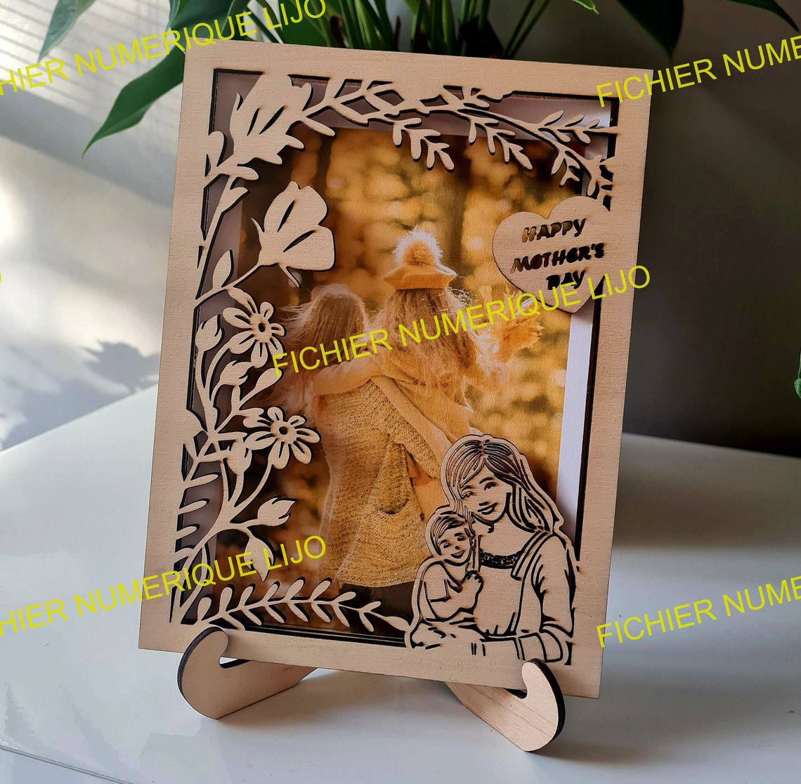 Mother's Day Frames Laser Cut File DXF SVG Laser - Etsy