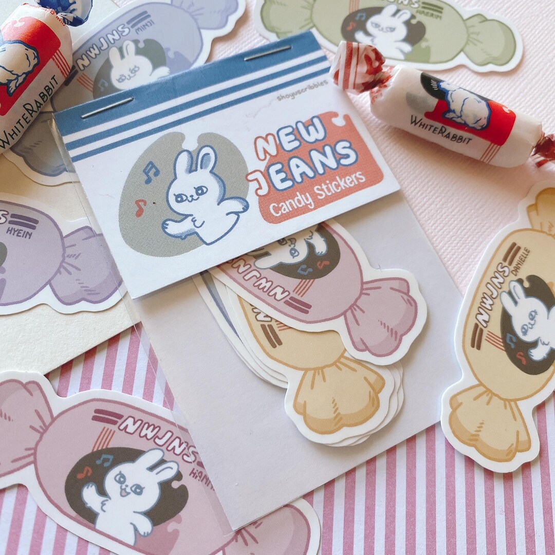 Newjeans Rabbit Candy Sticker Pack - Etsy