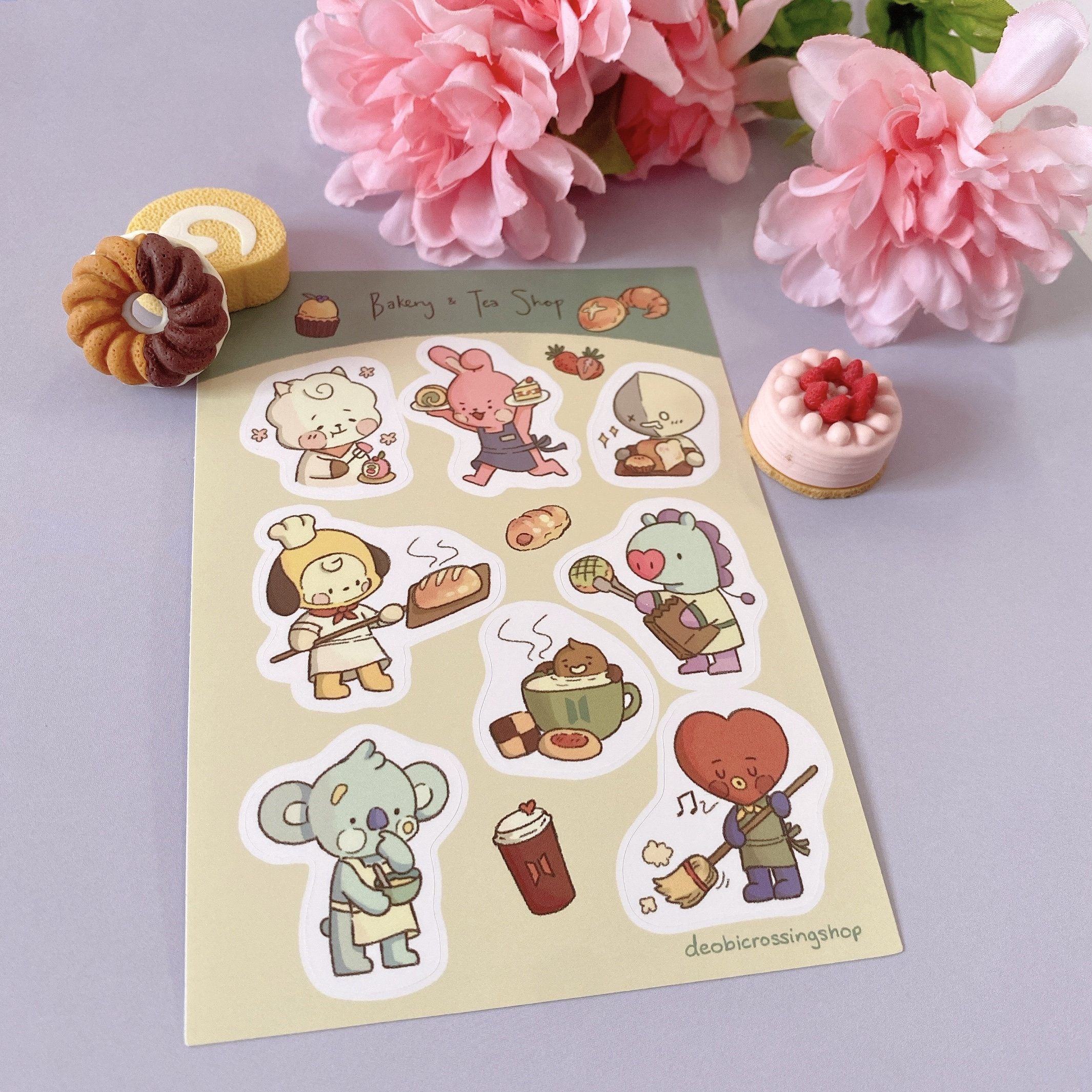 BT21 Sticker Sheets - Etsy