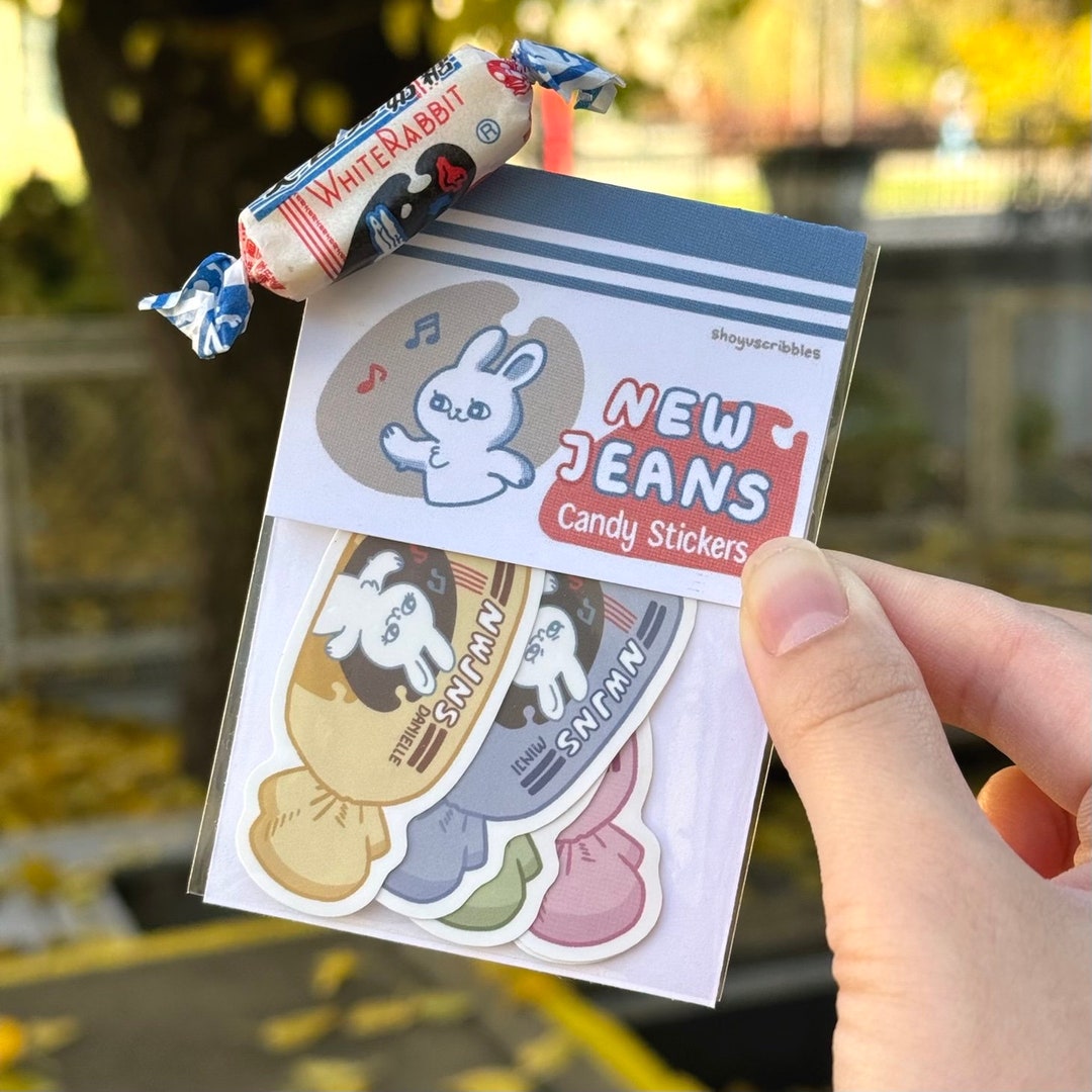 Newjeans Rabbit Candy Sticker Pack - Etsy