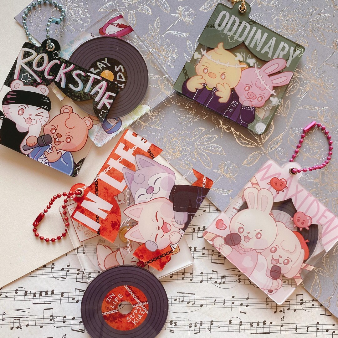 Stray Kids Album CD Keychains - Etsy