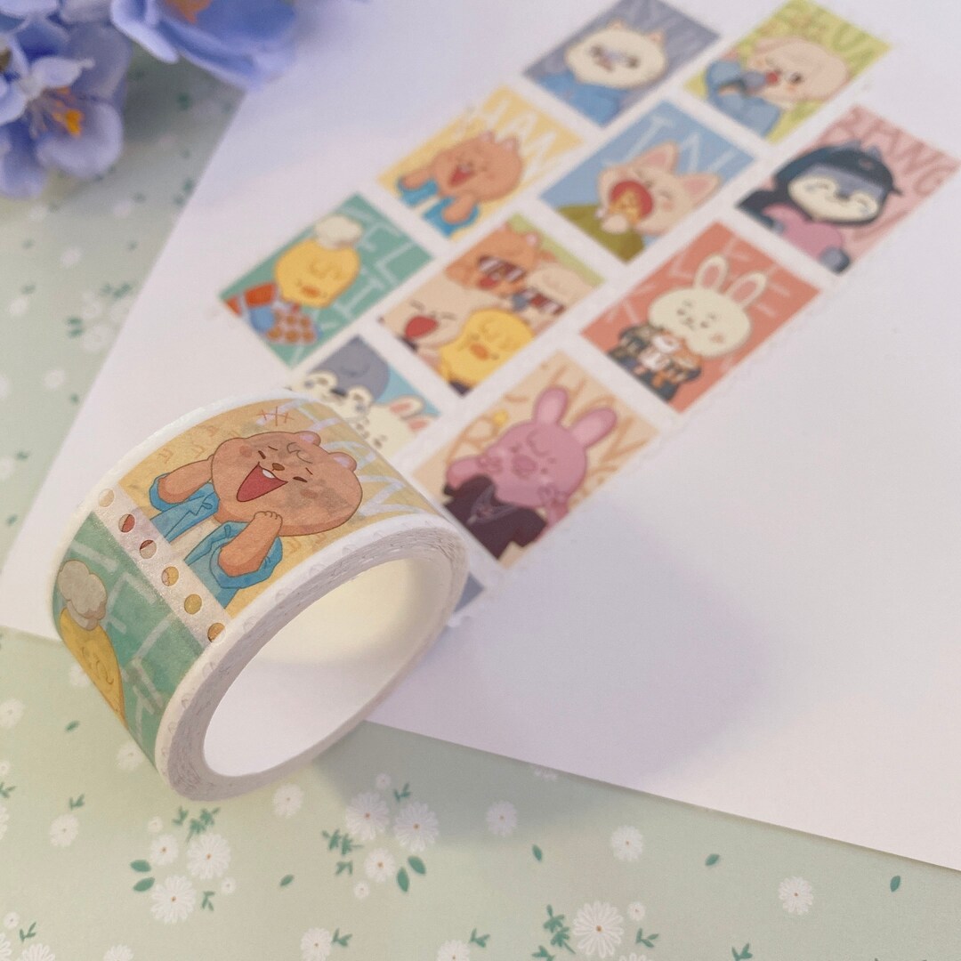 Stray Kids Skzoo Stamp Washi Tape - Etsy
