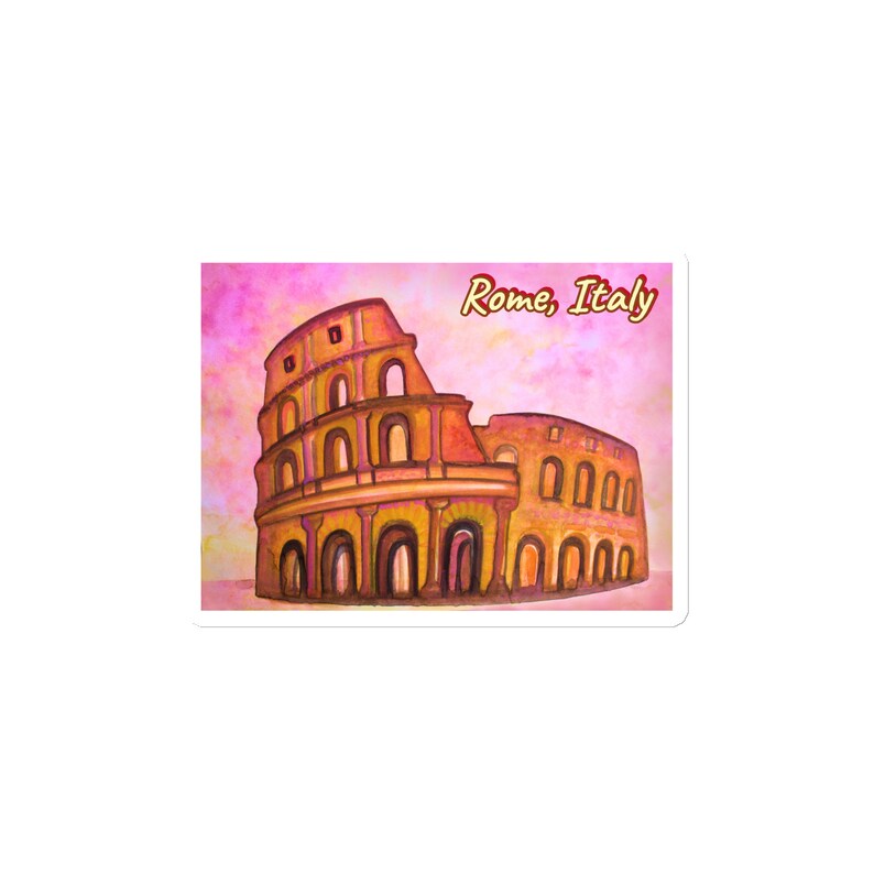 Artistic Magnet Colosseum, Rome, City, Italy, Souvenir - Etsy