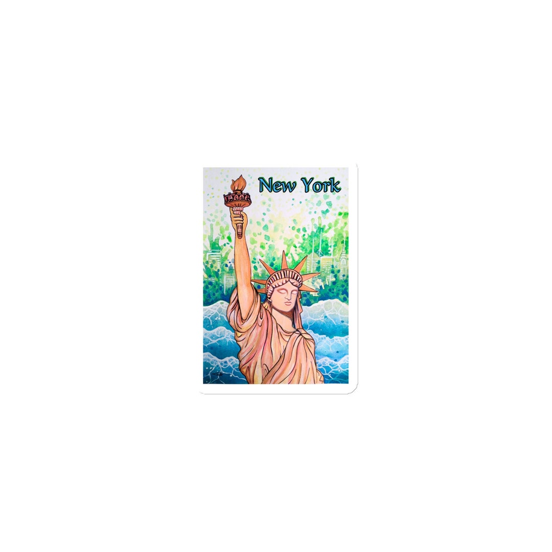 Artistic Magnet Statue of Liberty, New York, Travel - Etsy