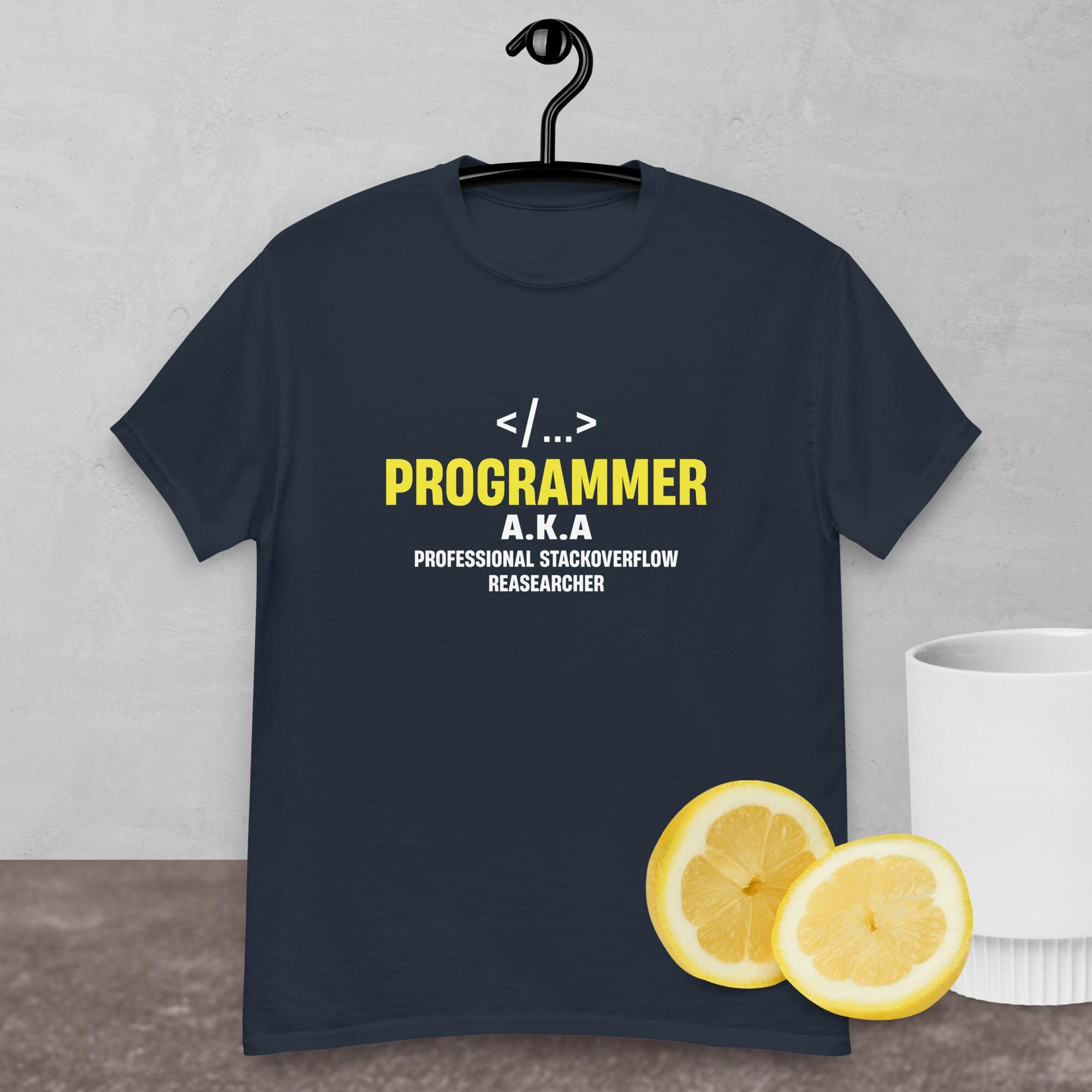 Techwear Tee Shirt for Software Developers and Engineers With a Funny ...