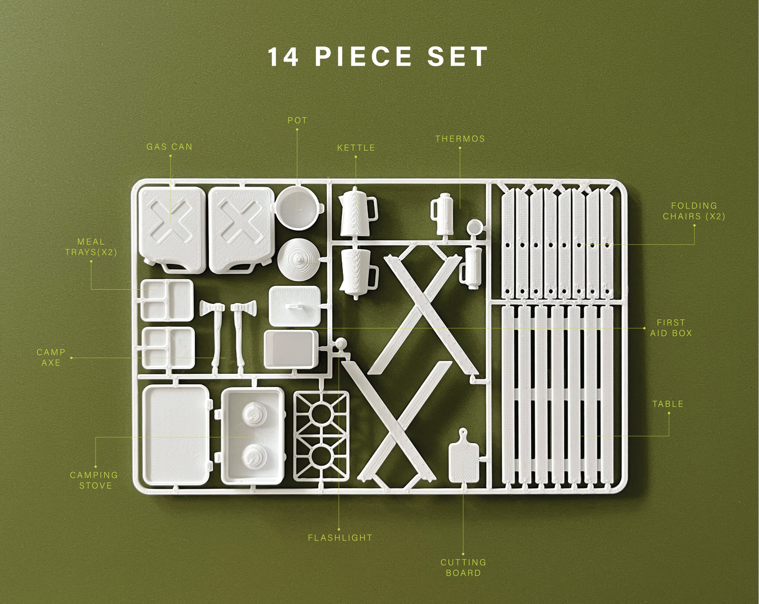 Dollhouse Camping Kit DIY Dollhouse Kit for Adults 1:12 - Etsy