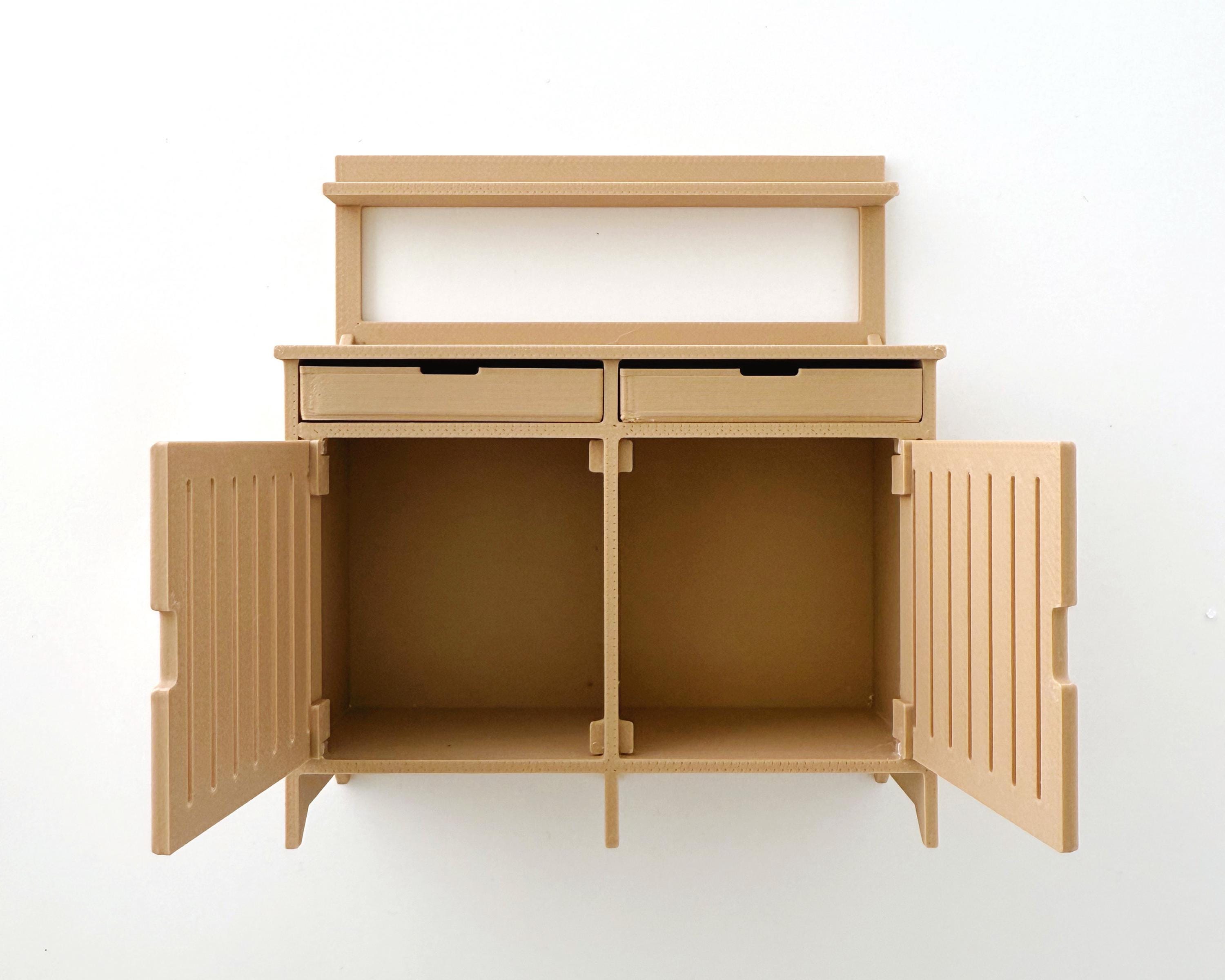 Miniature Garden Workstation - 1:12 Scale Dollhouse Potting Bench With ...