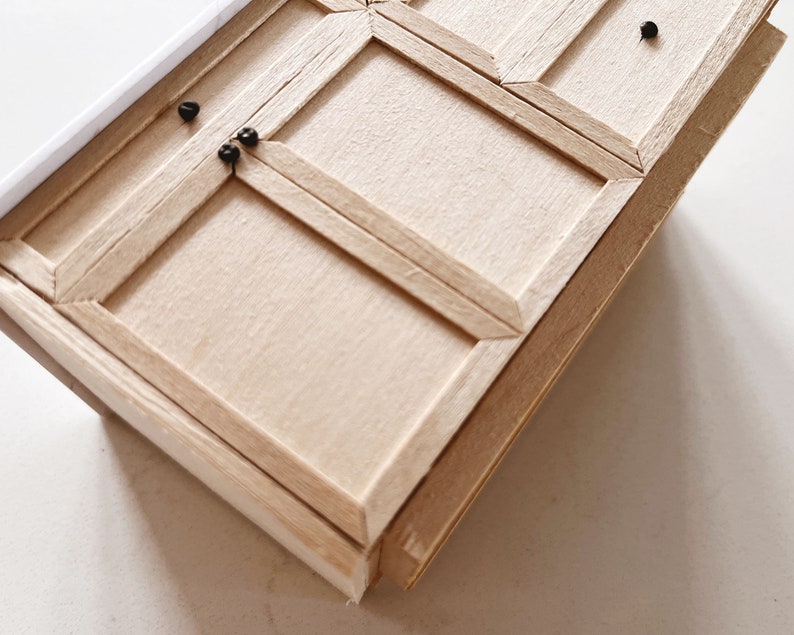 Dollhouse Miniature Wood Strips | 20 Pieces 5.5" X .125" Natural Smooth ...