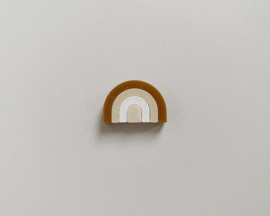 Miniature Rainbow Stacker Toy: Micro Stacking Rainbow for Boho ...