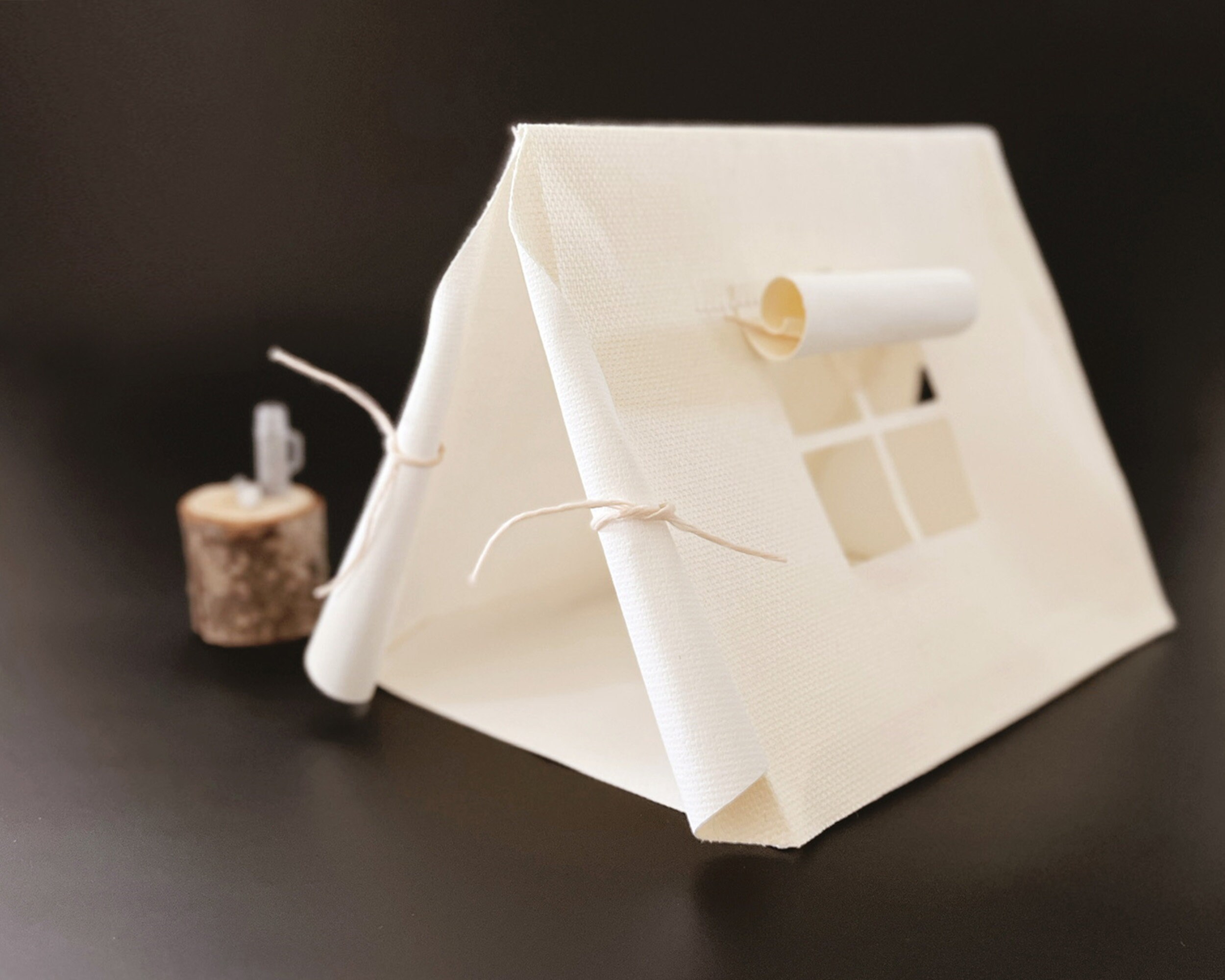 Doll House Accessories DIY Printable Mini Tent Template, Tent for ...