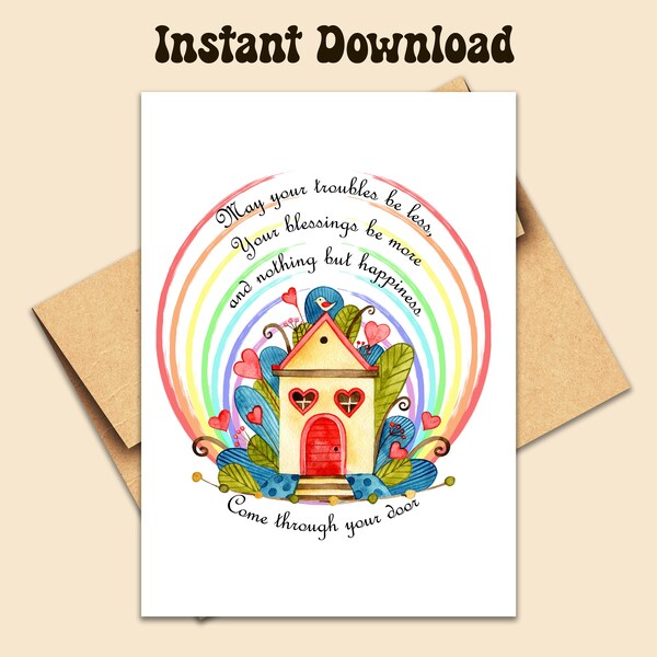 Housewarming Card - Etsy