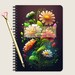 Personalized Floral Notebook, - Etsy