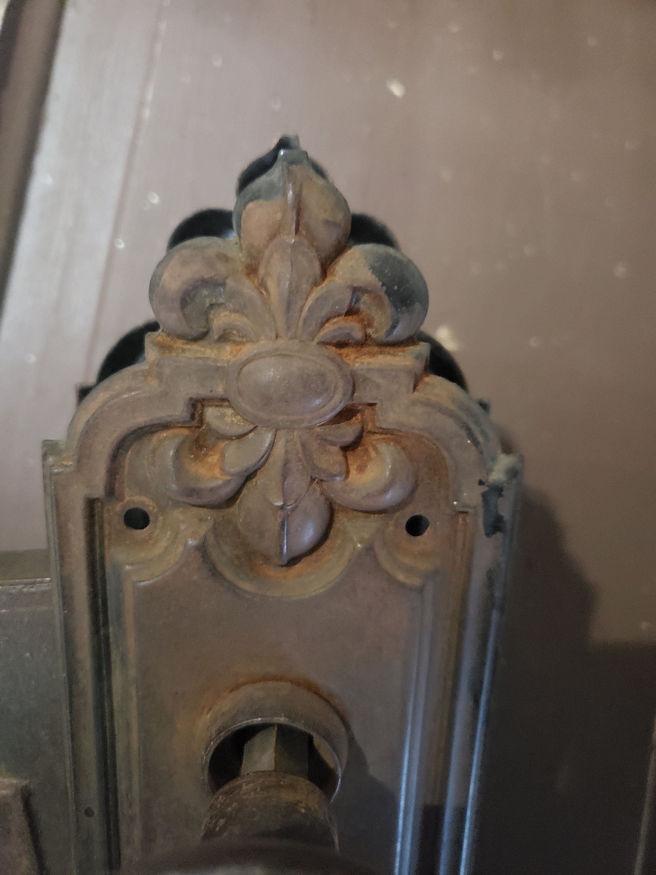 Russwin Luck Doorknob and Lock Set, Antique - Etsy