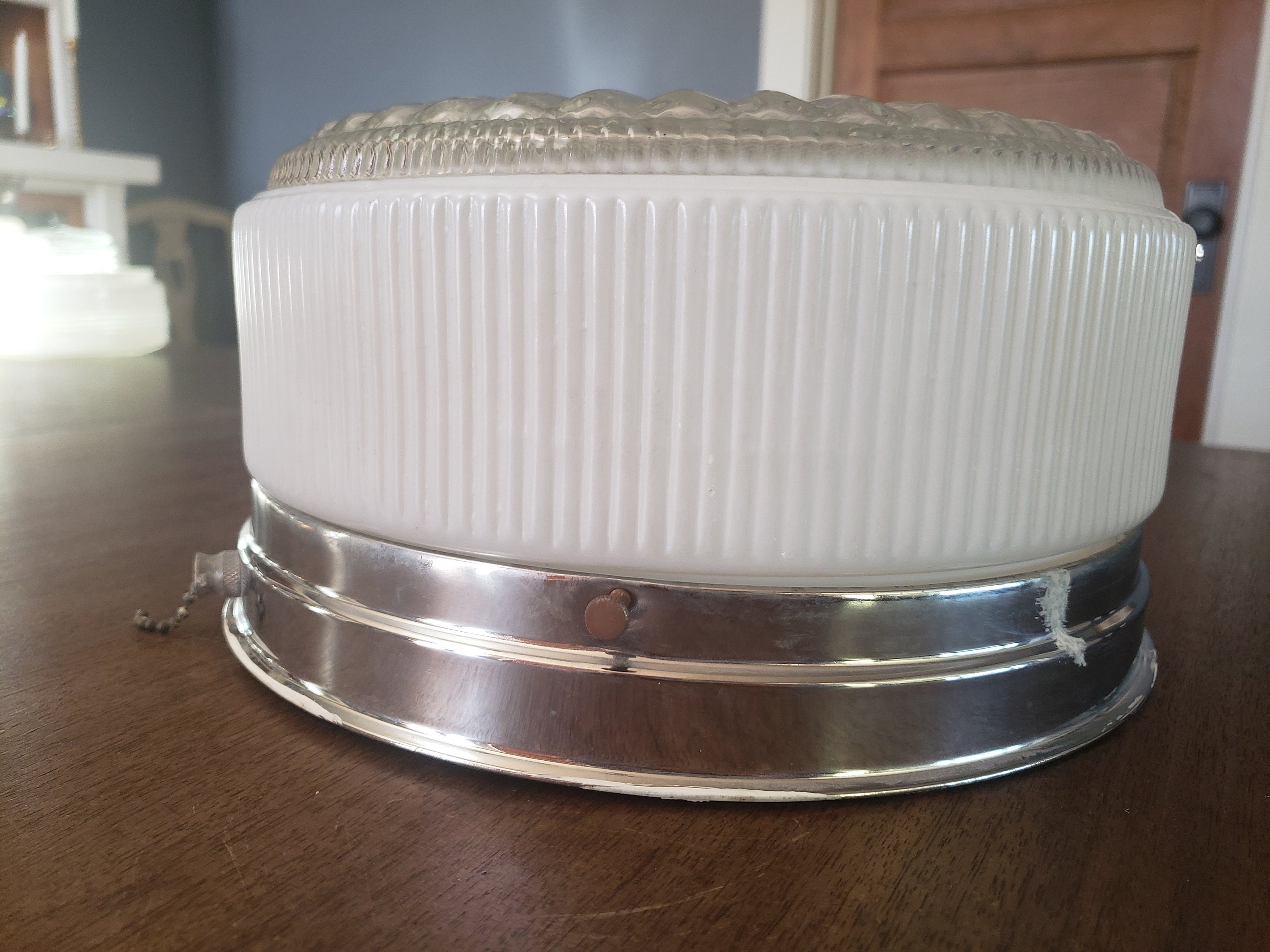 MCM Flush Mounted Ceiling Light Fixture 10 - Etsy