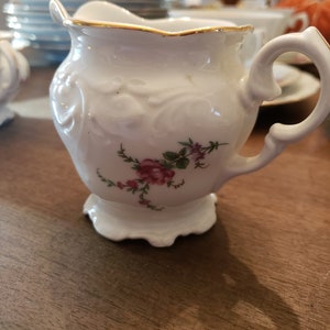 Wawel Floral Tea Set (set of 7) With Cream and Sugar - Etsy