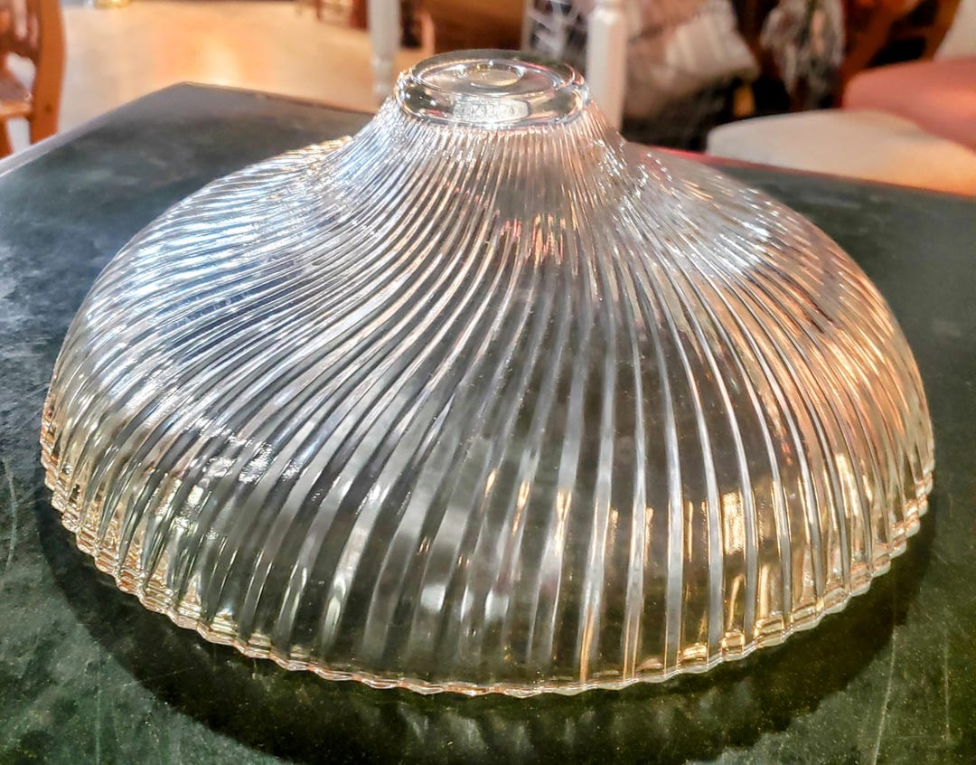 Antique Swirl Clear Glass Ceiling Light Fixture Shade - Etsy