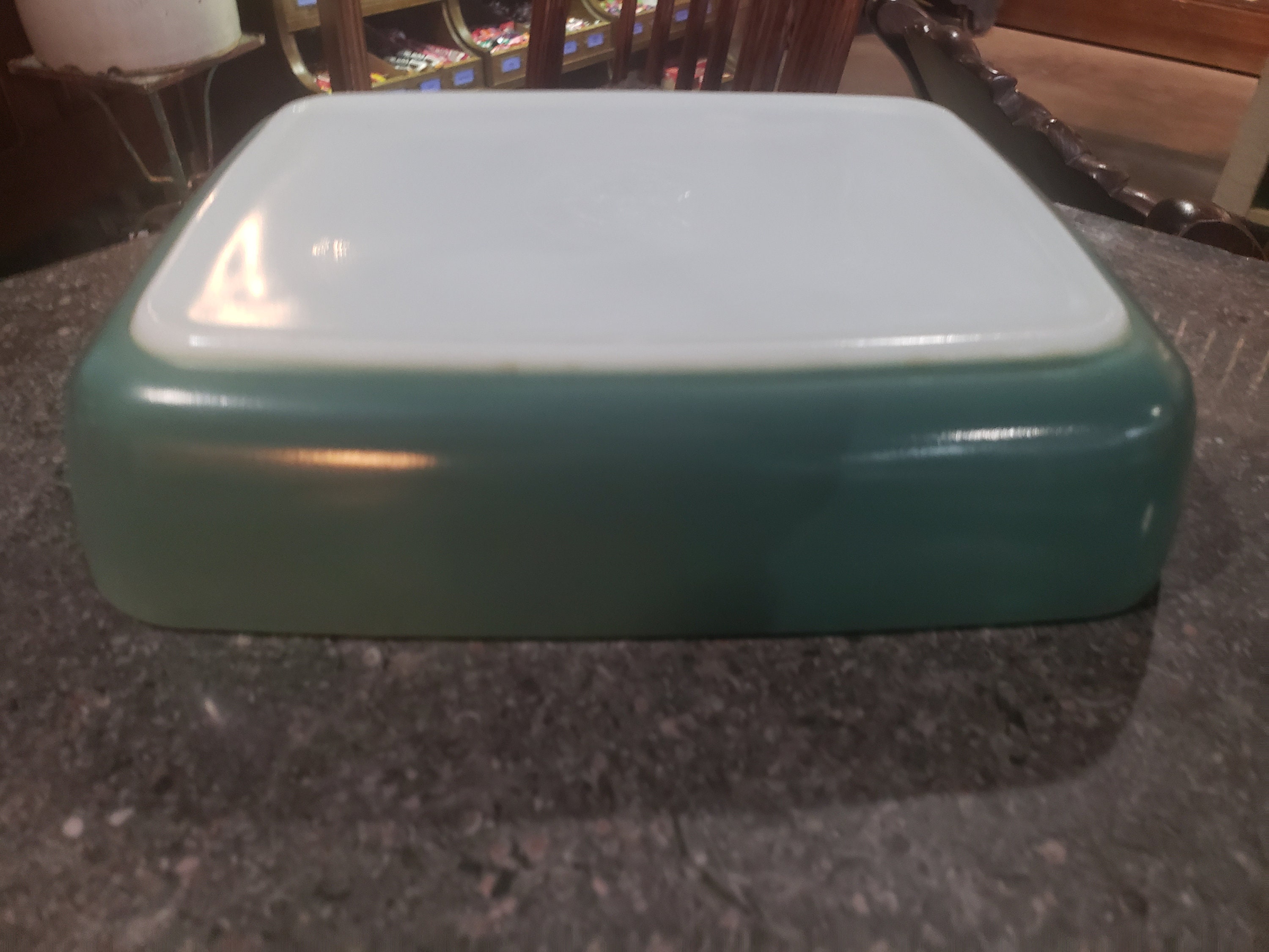 Vintage Pyrex Casserole Dish Heinz Green - Etsy