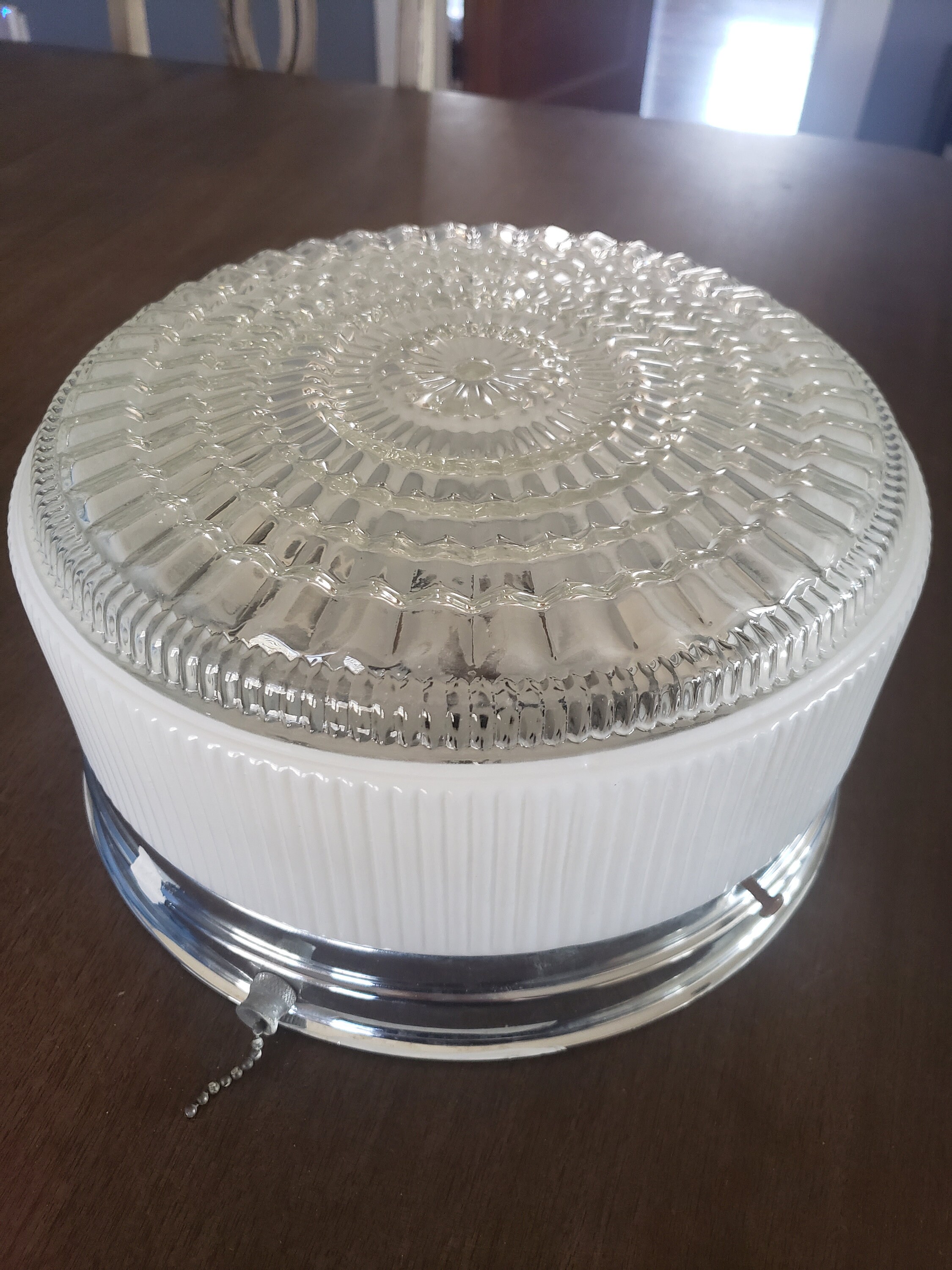 MCM Flush Mounted Ceiling Light Fixture 10 - Etsy