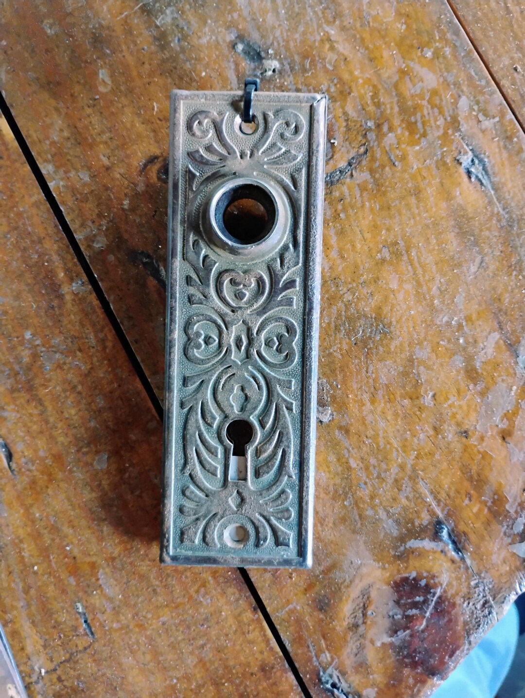 Wrought Iron Door Plate Set - Etsy