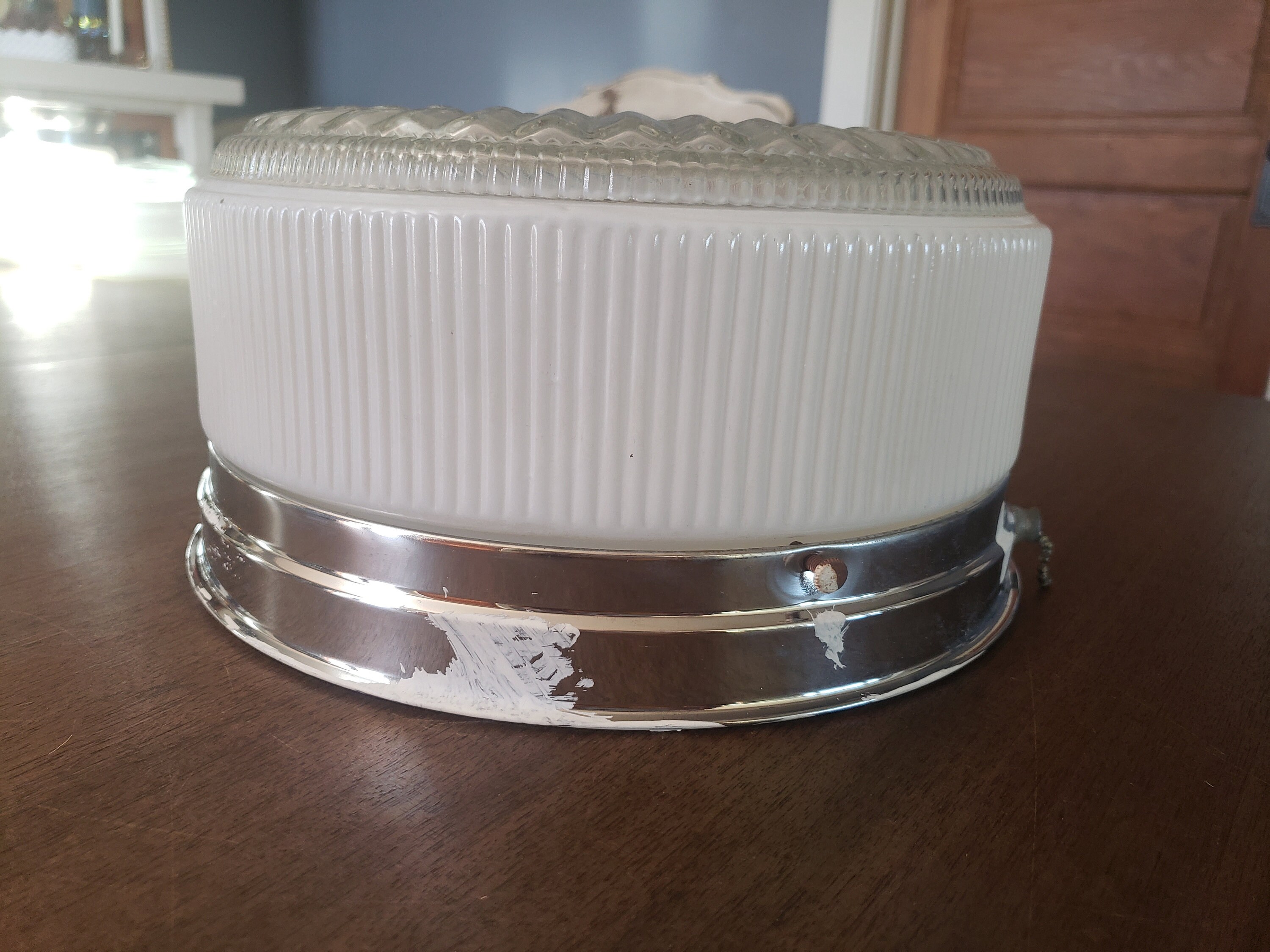 MCM Flush Mounted Ceiling Light Fixture 10 - Etsy