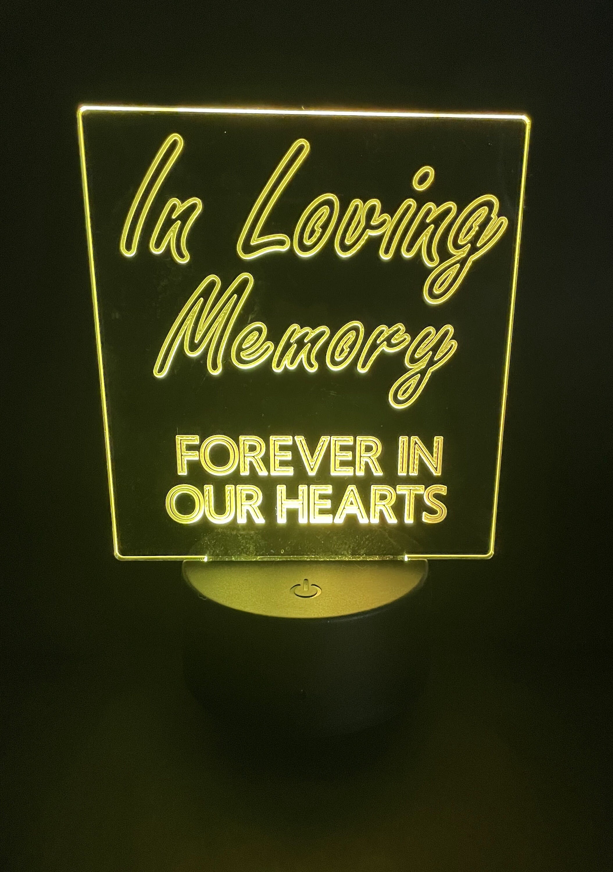 In Loving Memory LED Light - Etsy