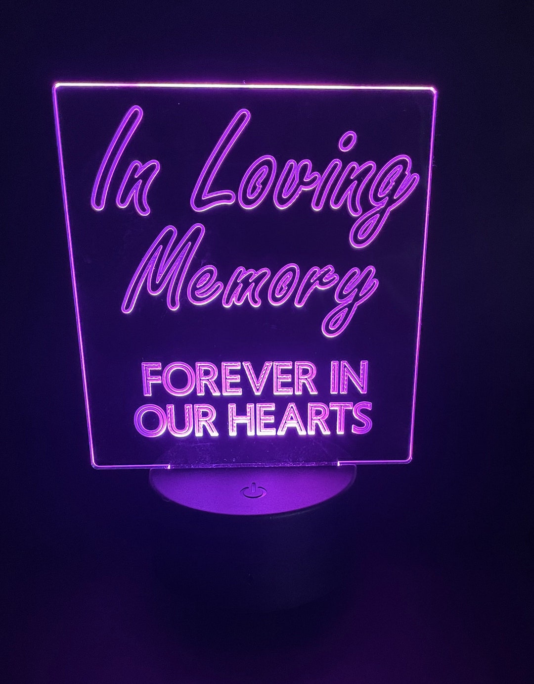 In Loving Memory LED Light - Etsy