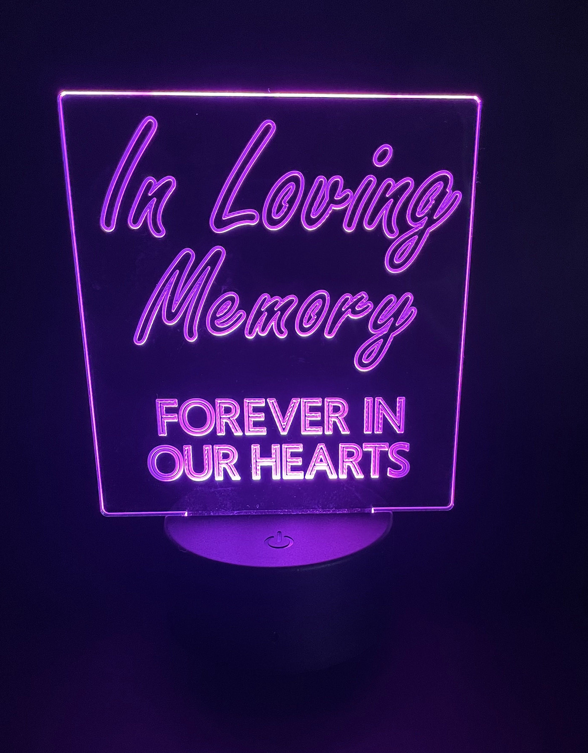 In Loving Memory LED Light - Etsy