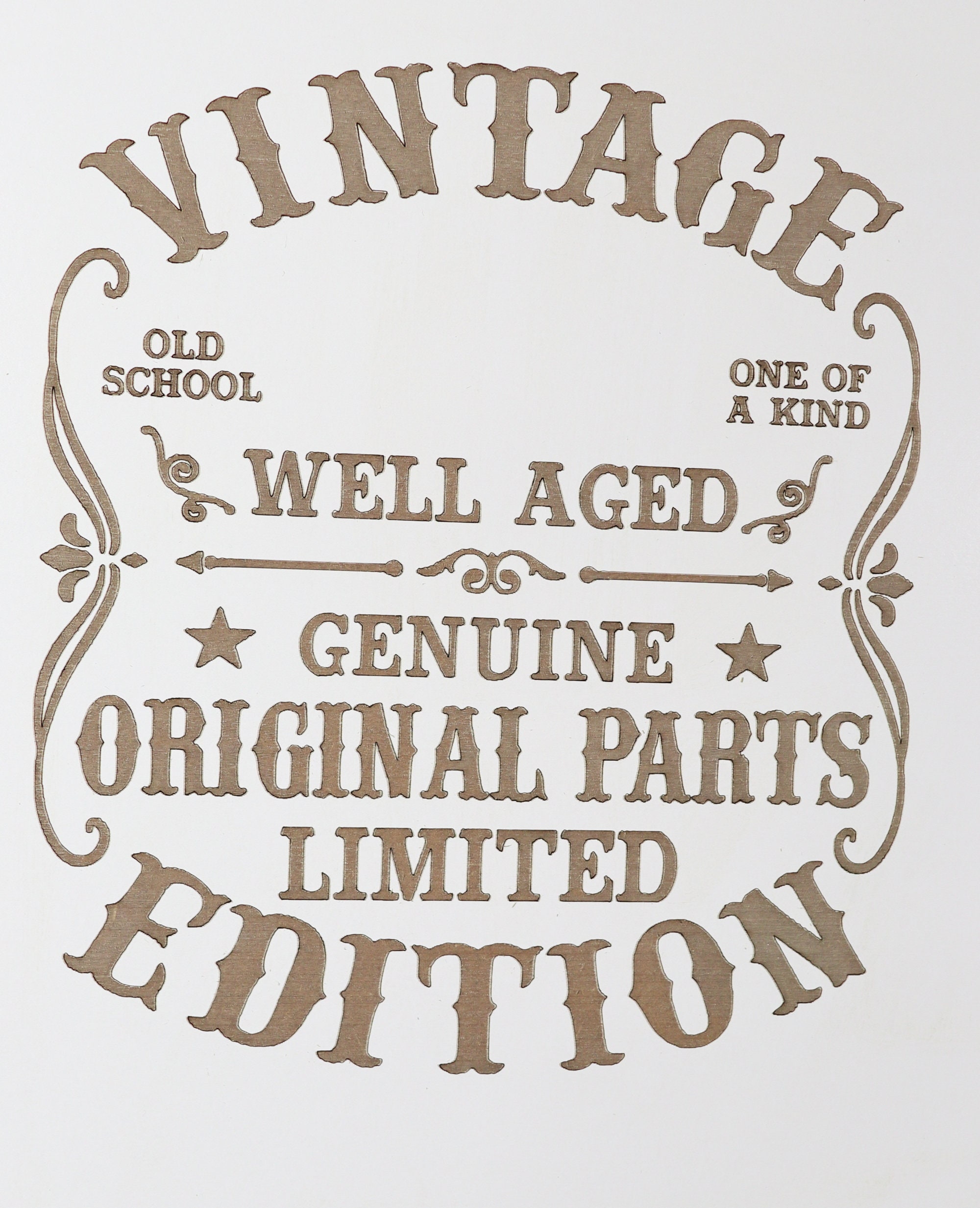 Vintage Edition Old School Well Aged One of a Kind - Etsy