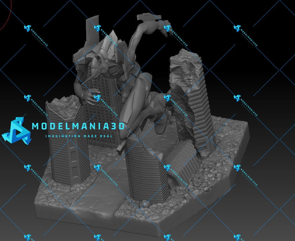Eva EVANGELION-01 Assembly Figurine 3d Stl for Printing - Etsy