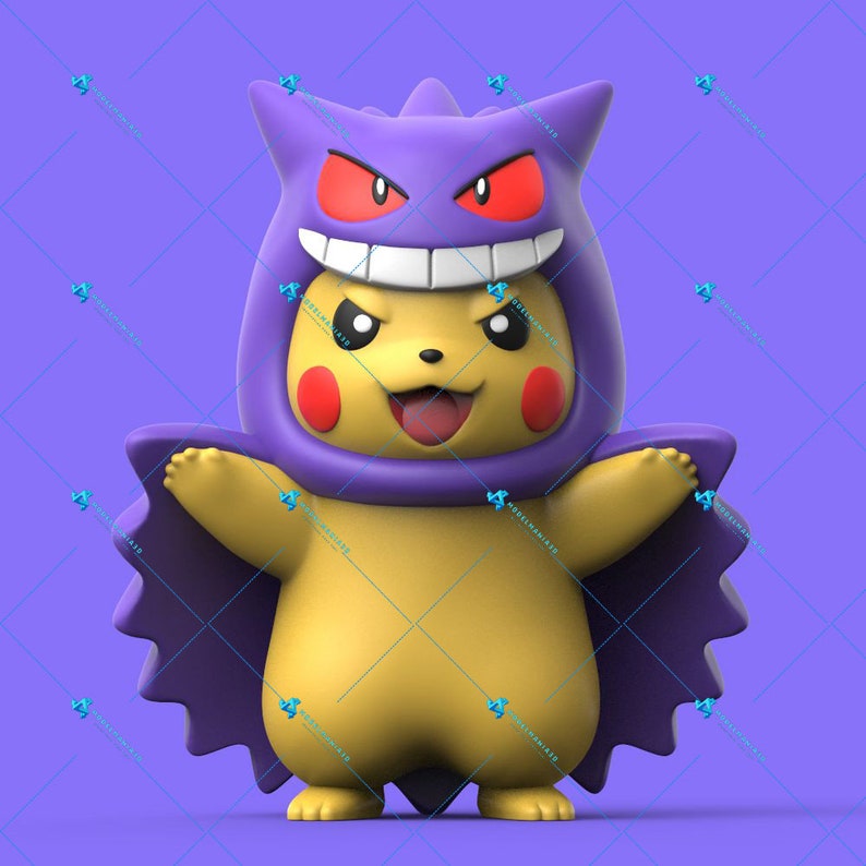 Pokemon Pikachu Cosplay 3d Stl for Printing - Etsy