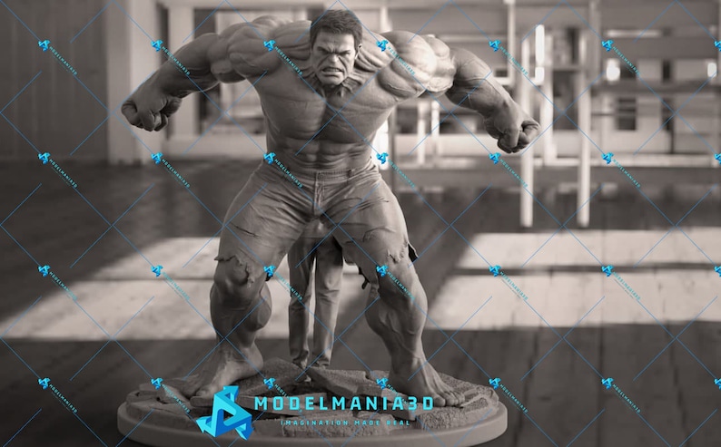Marvel Avengers the Hulk Assembly Figurine 3d Stl for Printing - Etsy