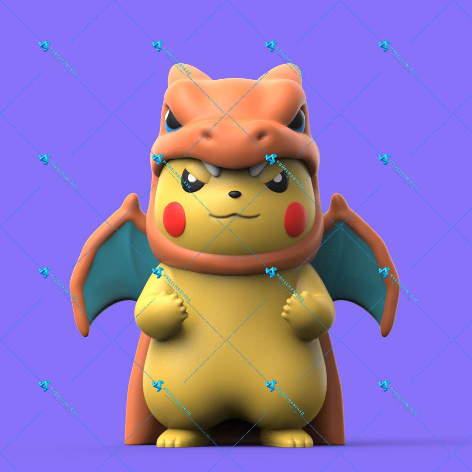 Pokemon Pikachu Cosplay 3d Stl for Printing - Etsy