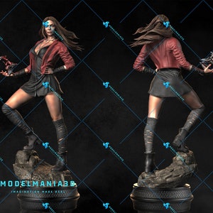 Marvel Avengers Scarlet Witch (wanda Maximoff) Assembly Figurine 3d Stl ...