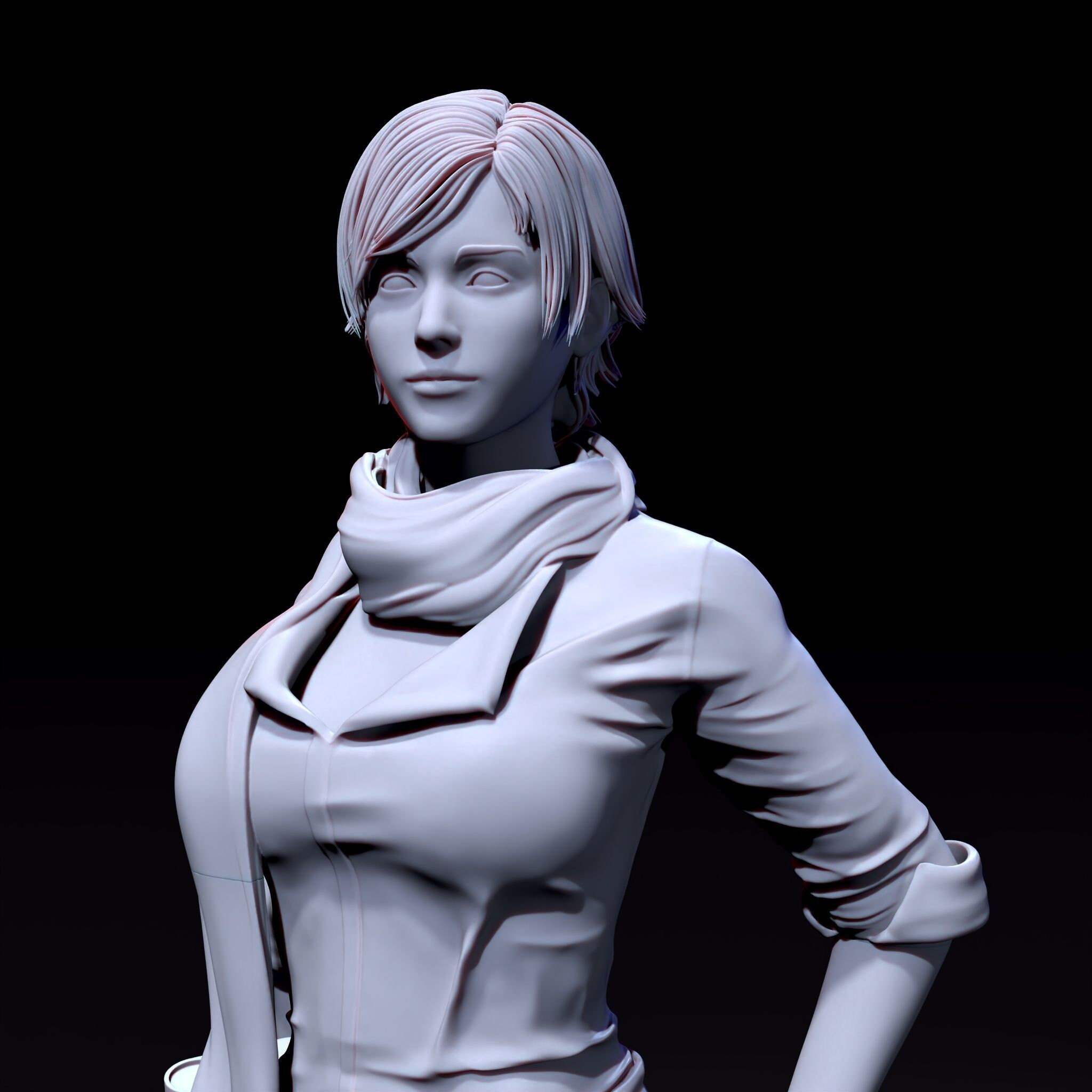 Biohazard Resident Sherry Birkin Figurine 3d Stl Digital File for ...