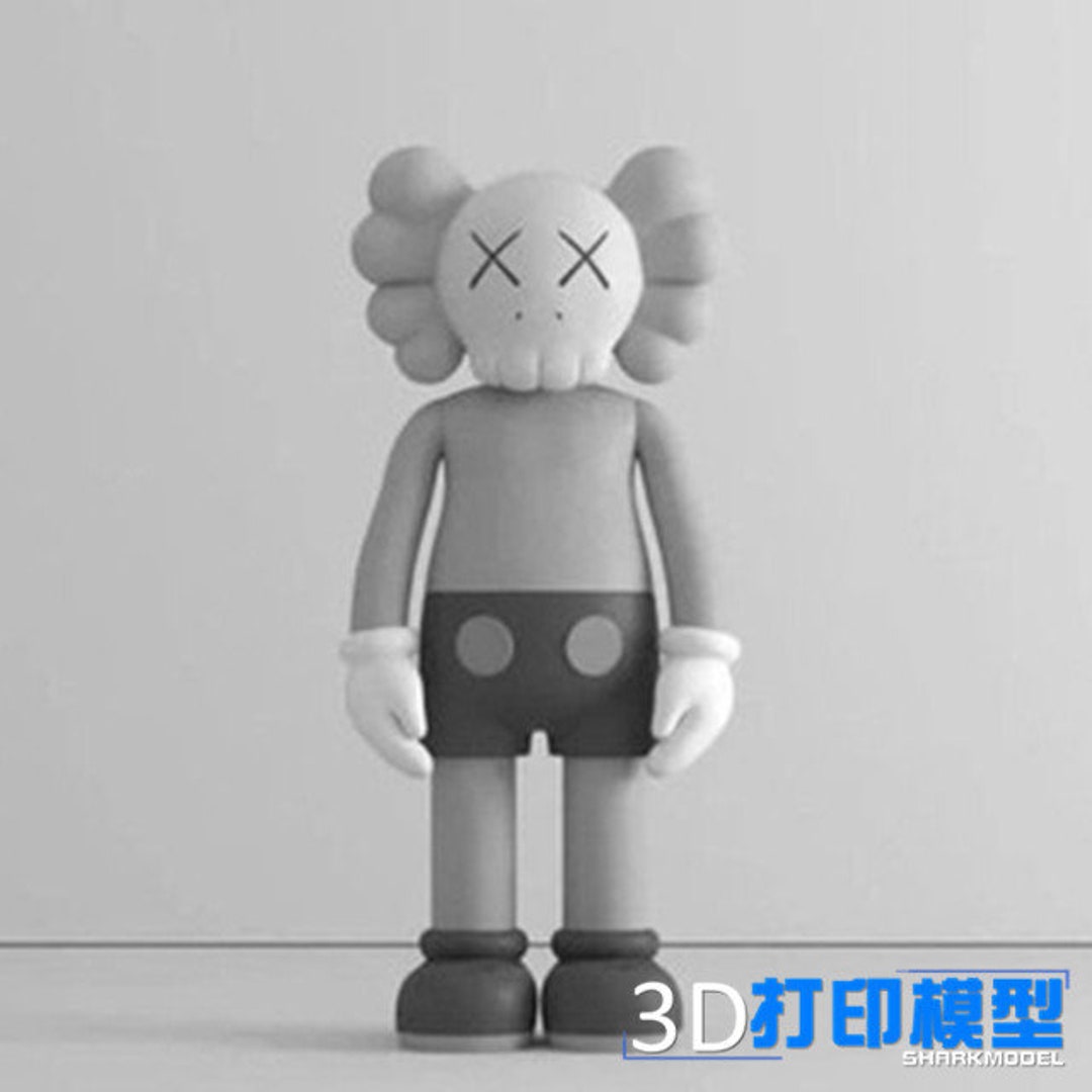 Premium Kaws 3D Model STL File for 3D Printing - High-quality Digital ...