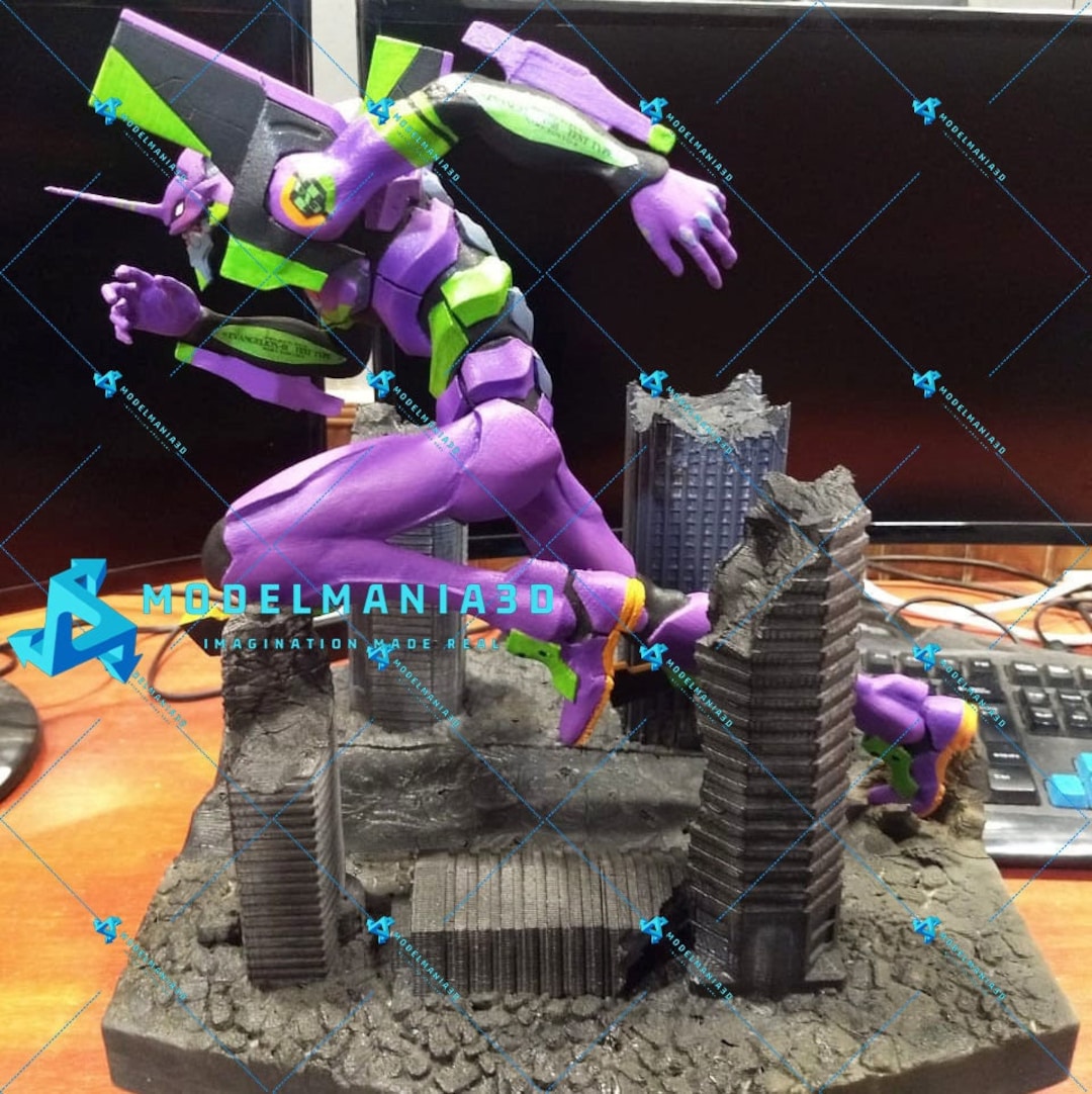Eva EVANGELION-01 Assembly Figurine 3d Stl for Printing - Etsy