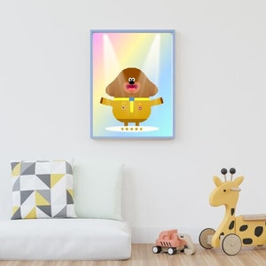 Hey Duggee | Norrie | Roly | Tag |happy | Prints | Children's Room ...