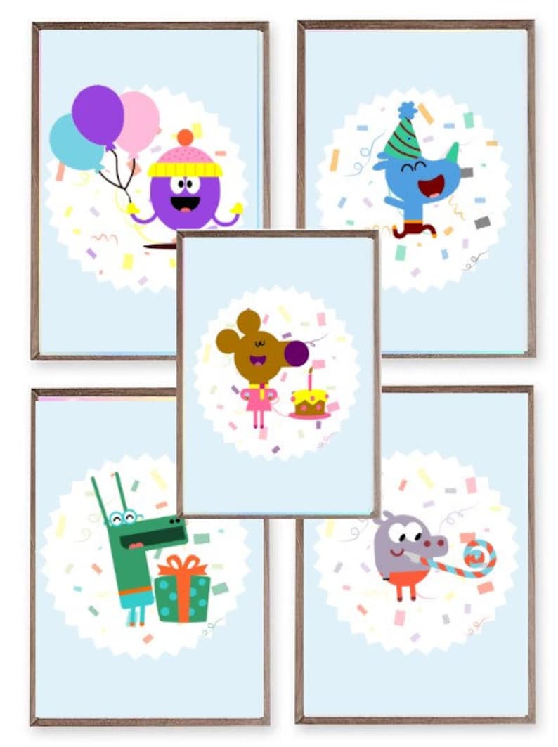 Hey Duggee | Birthday Banner | Reusable | Happy | Norrie | Roly | Tag ...