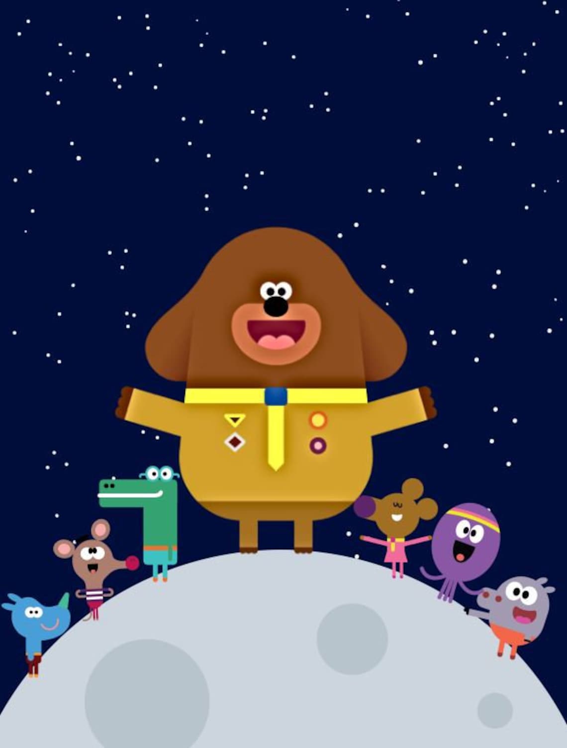 Hey Duggee | Night Sky | Prints | Children's Room | Wall Art - Etsy