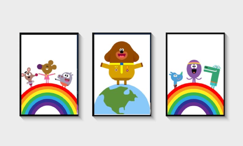 Hey Duggee | Happy | Norrie | Roly | Tag | Betty | Tino | Prints ...