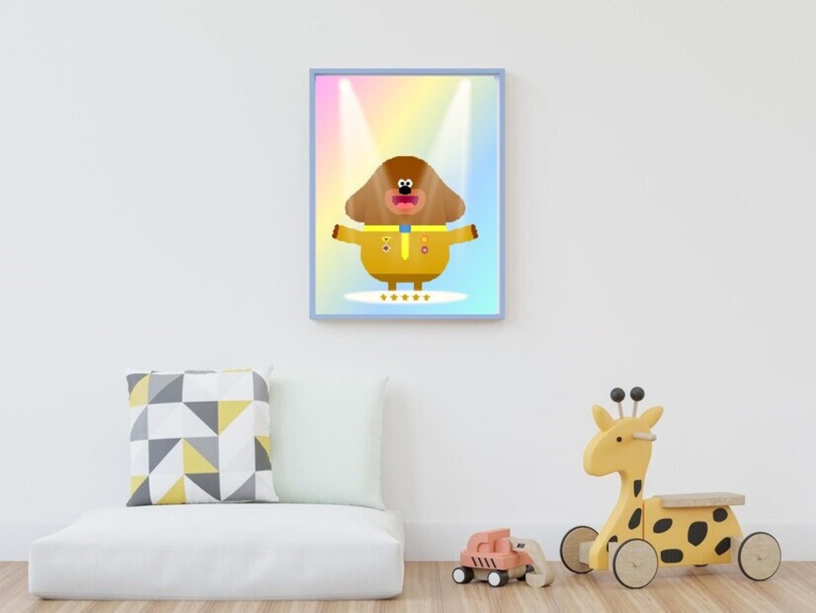 Hey Duggee | Norrie | Roly | Tag |happy | Prints | Children's Room ...