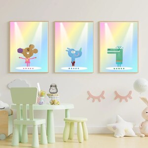 Hey Duggee | Norrie | Roly | Tag |happy | Prints | Children's Room ...