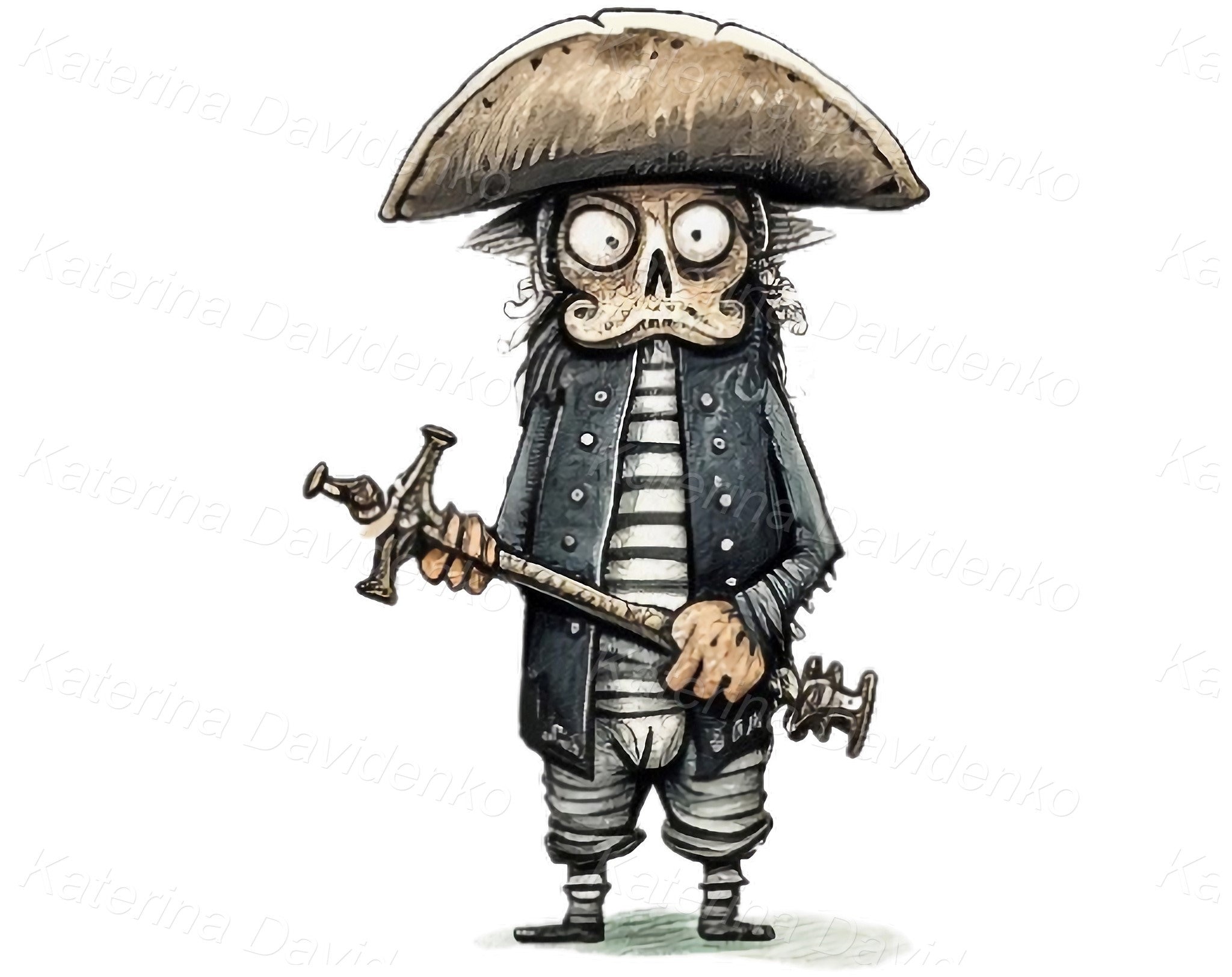 Cartoon Zombie Pirates of Caribbean PNG Clipart Collection. Funny ...