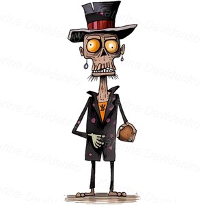 Collection of Funny Cartoon Zombie PNG Clipart, Halloween Scary Creepy ...